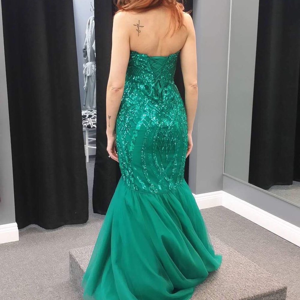 Emerald Green Pageant/Prom Dress - Gem